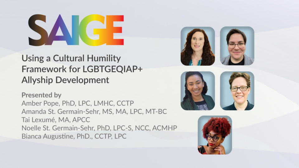Using a Cultural Humility Framework for LGBTGEQIAP+ Allyship ...